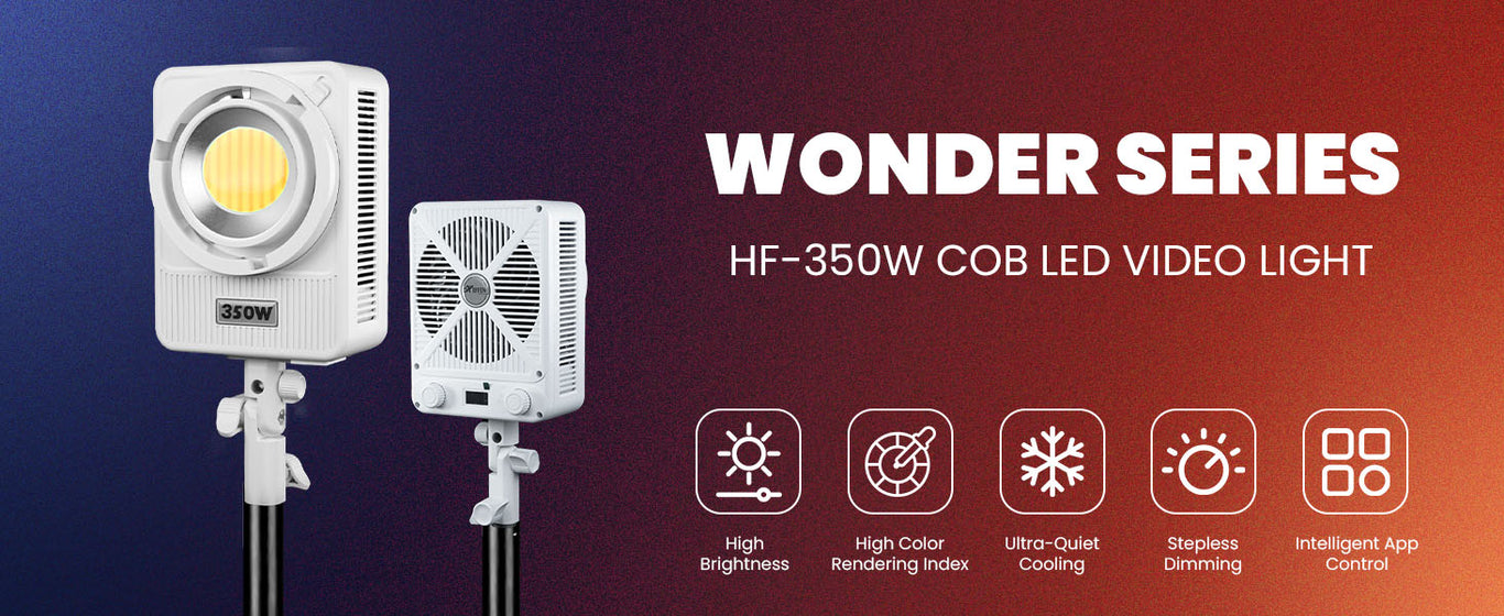 HF-350 350W LED Bi-Color Light for Studio & Film – HIFFIN