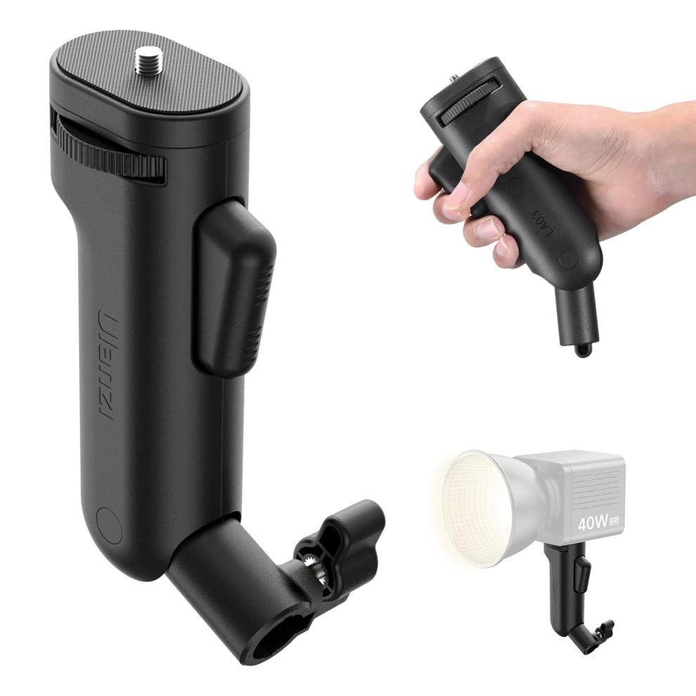 Ulanzi LA03 Light Stand Mount Adapter, 1/4″ Screw, Button Fast Mount f ...
