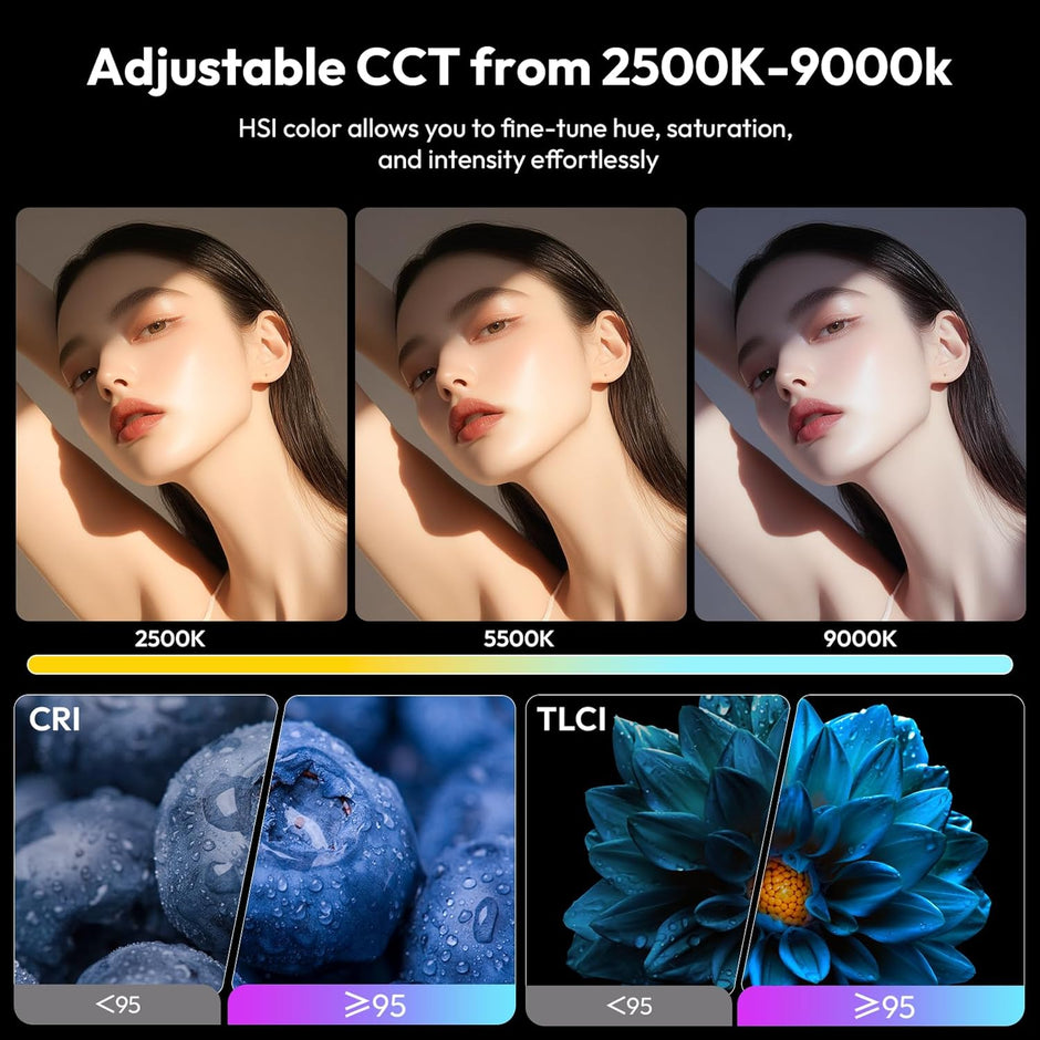 RGB Video Lights for Photography & Film | Hiffin – HIFFIN