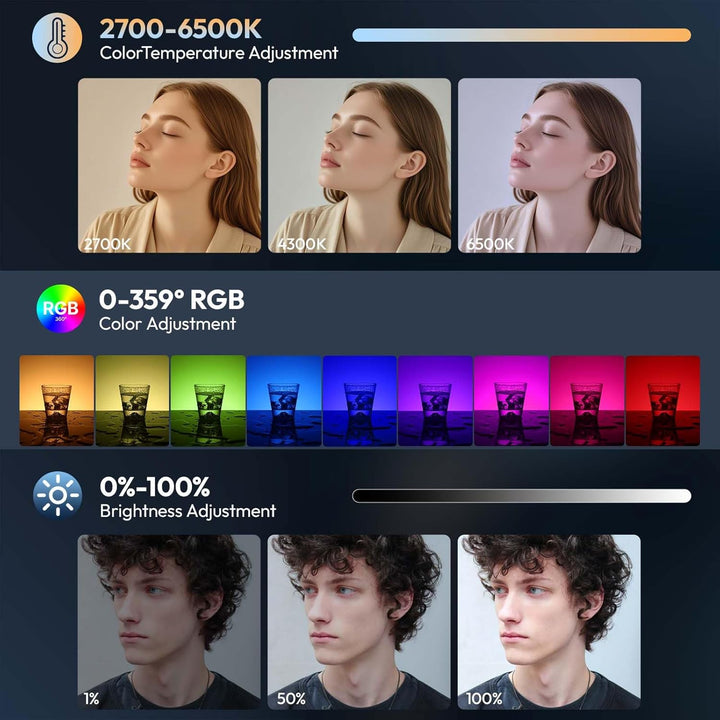 Professional RGB Photography & Studio Lights for Creative Shoots – HIFFIN