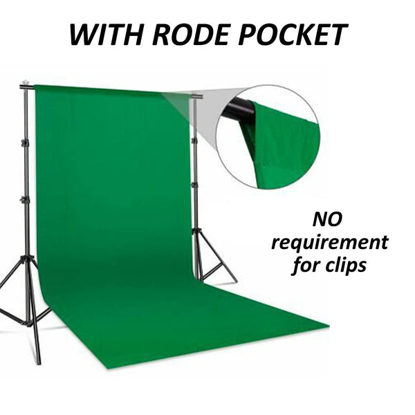 HIFFIN 8x12 FT Green Screen with 9x9 FT Stand & Carry Bag
